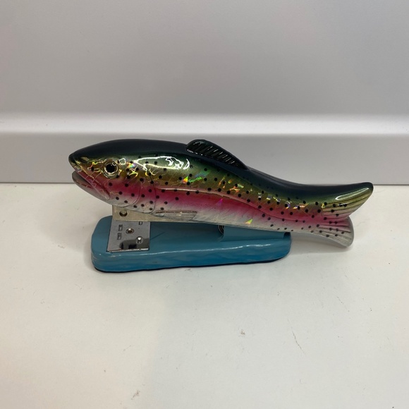 Office | Rivers Edge Rainbow Trout Stapler Used Test Works | Poshmark